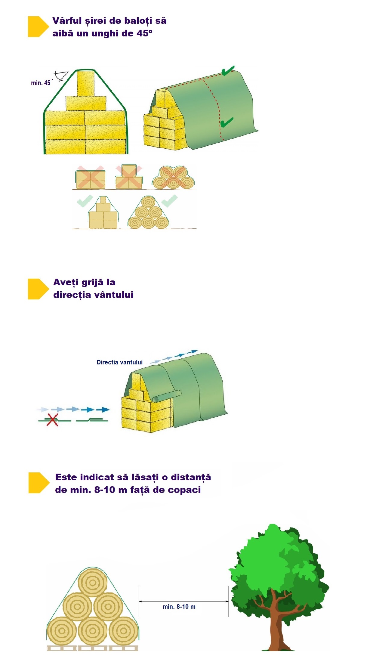Prelata pentru protectie baloti de paie si fan